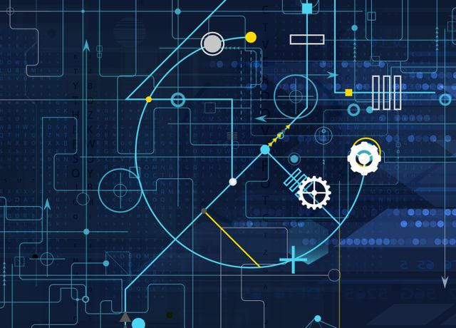 'Abstract technology' Poster by Vs 1489 | Displate