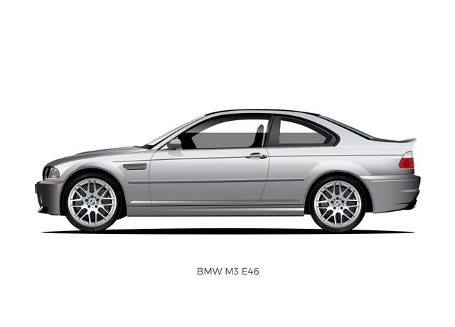 'BMW M3 E46' Poster by Conceptual Photography | Displate