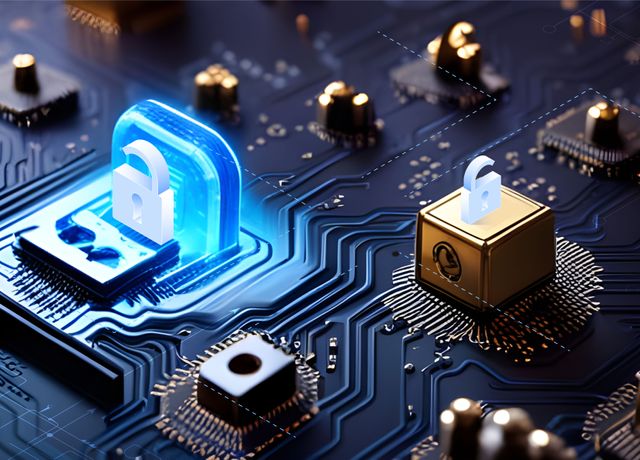 'security technology' Poster, picture, metal print, paint by Vs 1489 ...