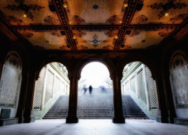 'Bethesda Terrace' Poster by Planet Manhattan | Displate