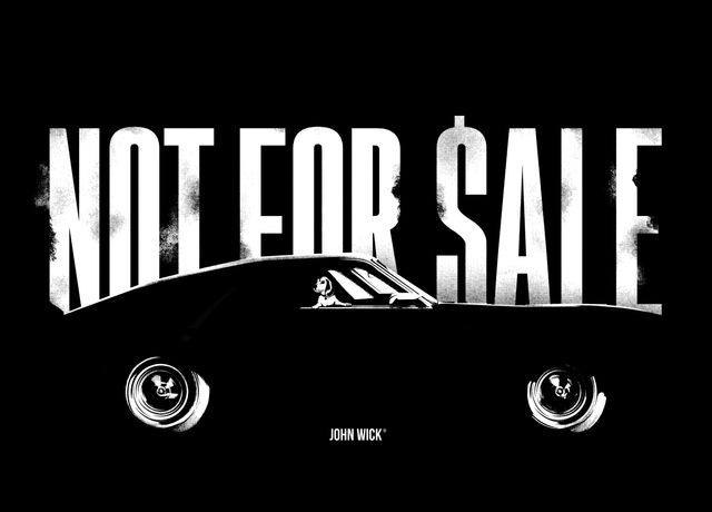 'Not For Sale' Poster by John Wick | Displate