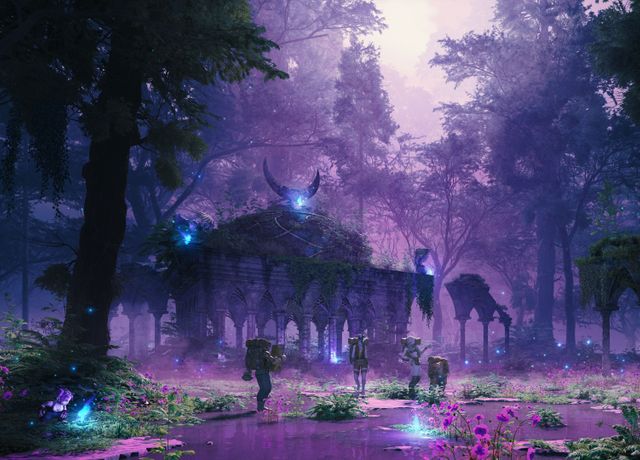 'Enchanted Forest' Poster by dreamwalker | Displate