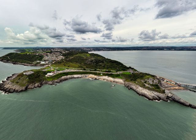 'Bracelet Bay in Swansea' Poster by Leighton Collins | Displate