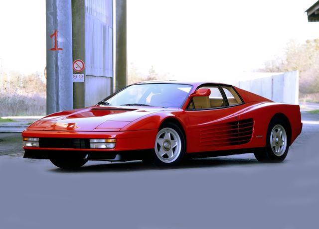 '1984 Ferrari Testarossa' Poster by Retro Wave Art | Displate