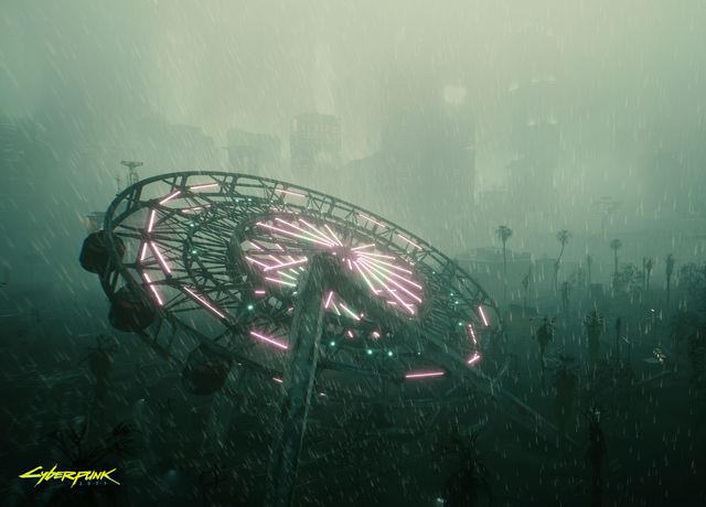 'Ferris Wheel' Poster by Cyberpunk 2077 | Displate