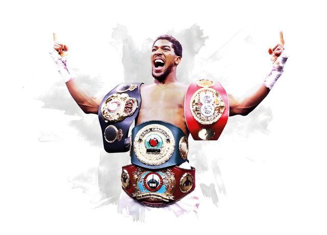 'Anthony Joshua' Poster, picture, metal print, paint by ...
