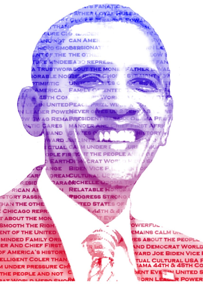 'An illustration I created of President Barack Obama usi ... ' Poster ...