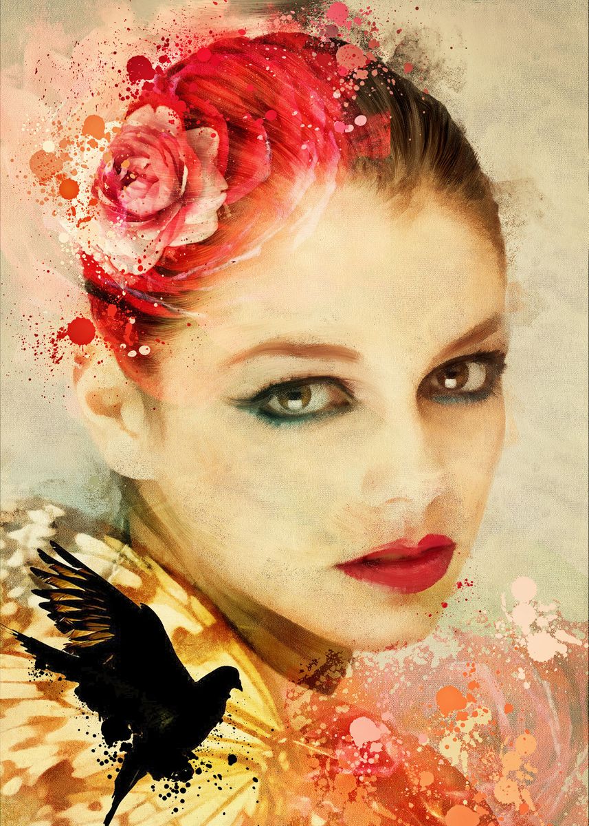 'Juliet' Poster, picture, metal print, paint by Haris Jamal | Displate