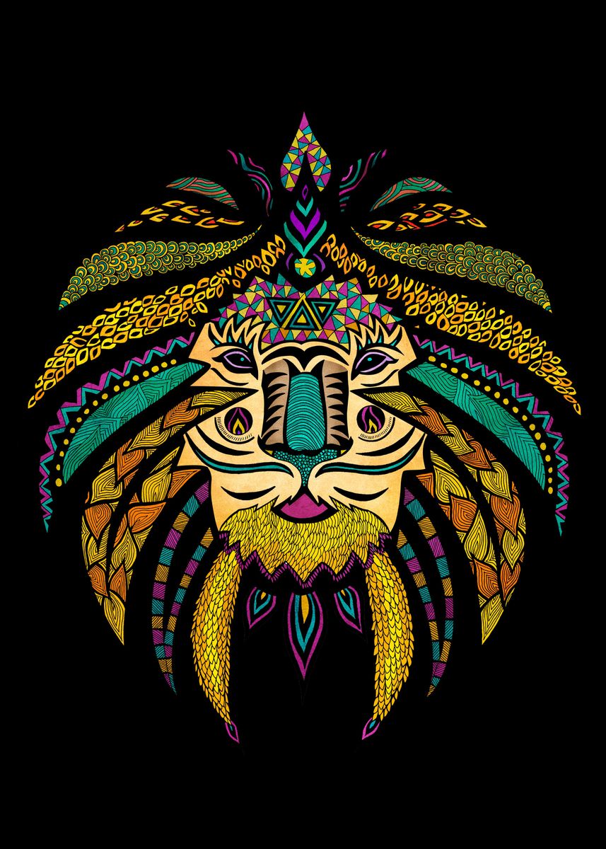 ''Tribal Elephant of Namibia'' Poster, picture, metal print, paint by ...