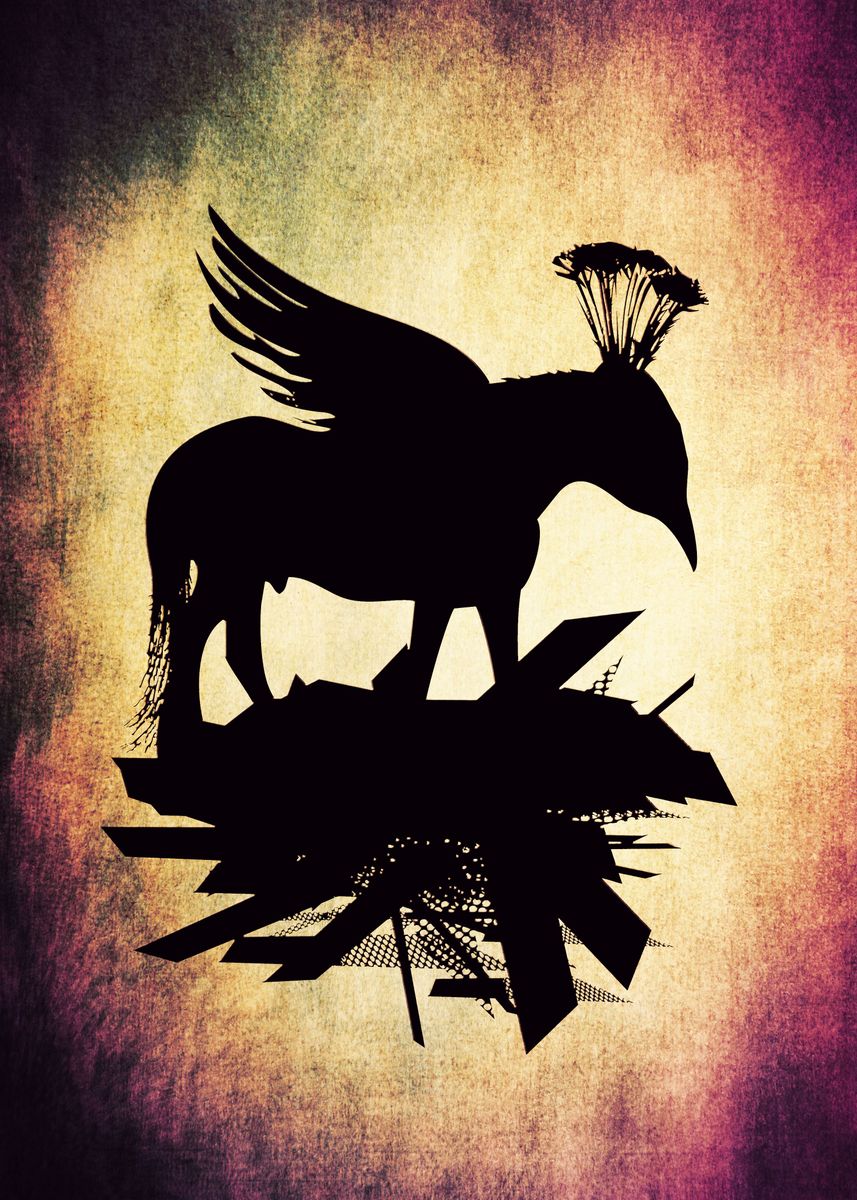 'My own mythology...' Poster, picture, metal print, paint by Denis ...