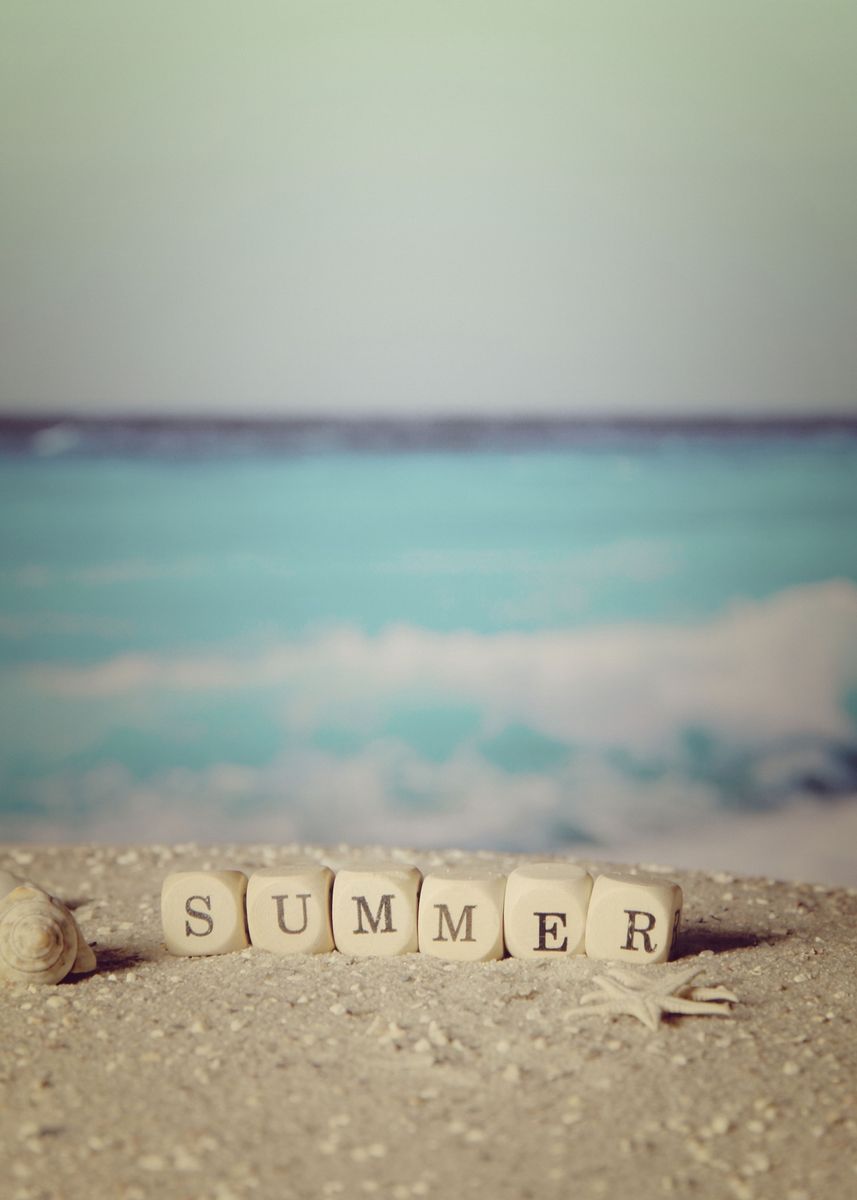 'SUMMER' Poster by Monika Strigel® | Displate