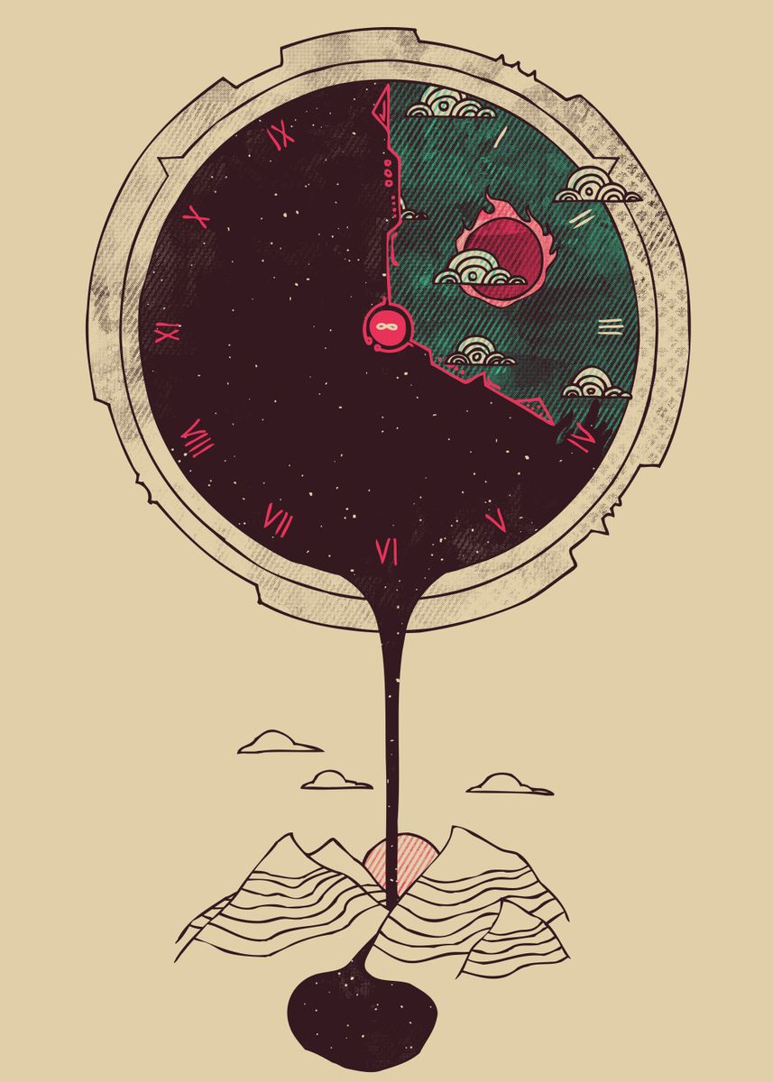 'Nightfall' Poster, picture, metal print, paint by Hector Mansilla ...