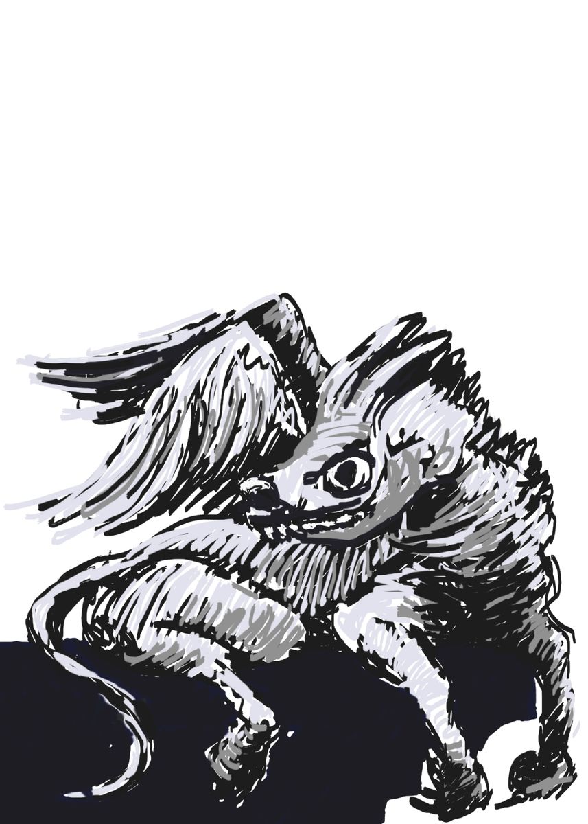 'griff is a mythical beast, maybee?' Poster by omen system | Displate