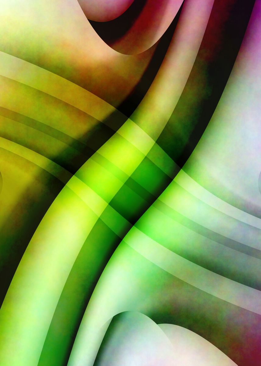 'Abstract colored Artwork with texture' Poster by Christine Baessler ...