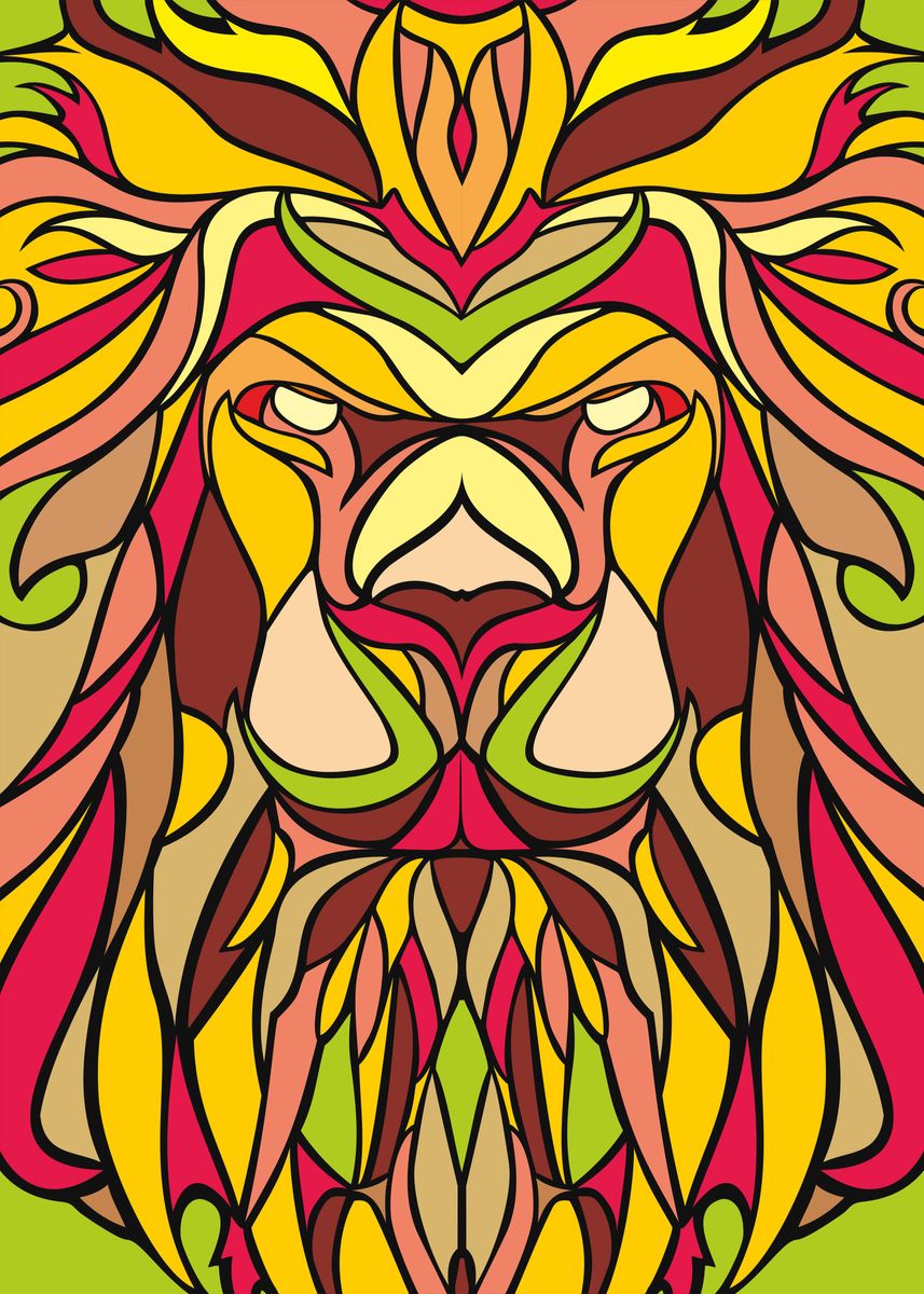 'Leon' Poster, picture, metal print, paint by Mr Hamilton | Displate