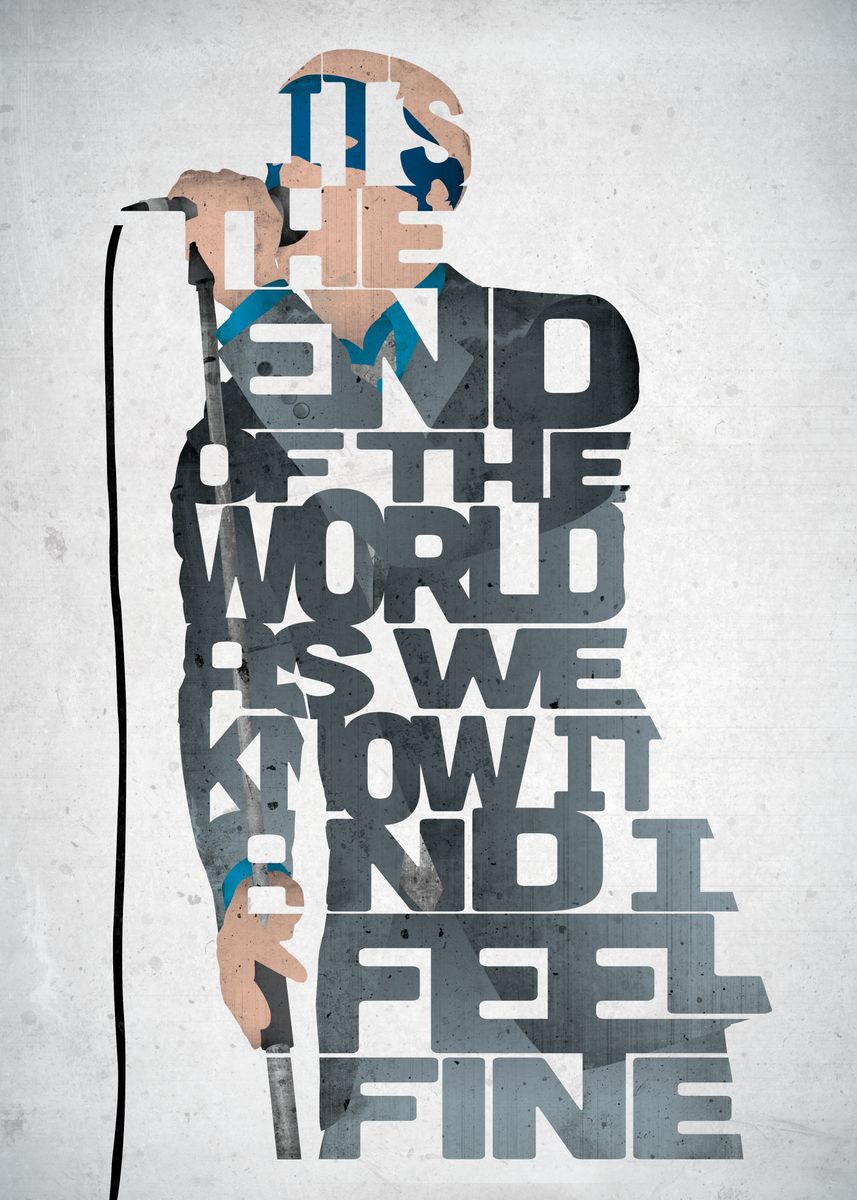 'Michael Stipe - R.E.M.' Poster, picture, metal print, paint by DriveIn ...