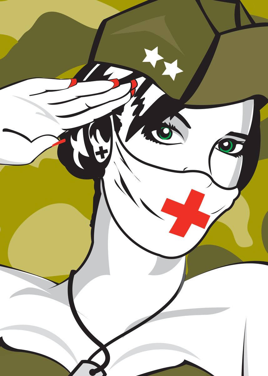 'Bombshell Betty' Poster, picture, metal print, paint by Damon Carter ...