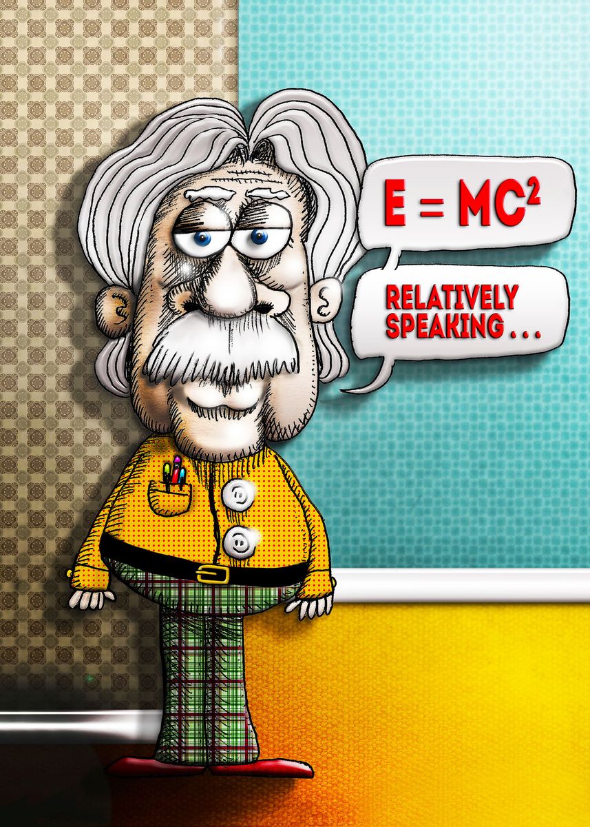 'Einstein's Formula' Poster by Peter A Gross | Displate