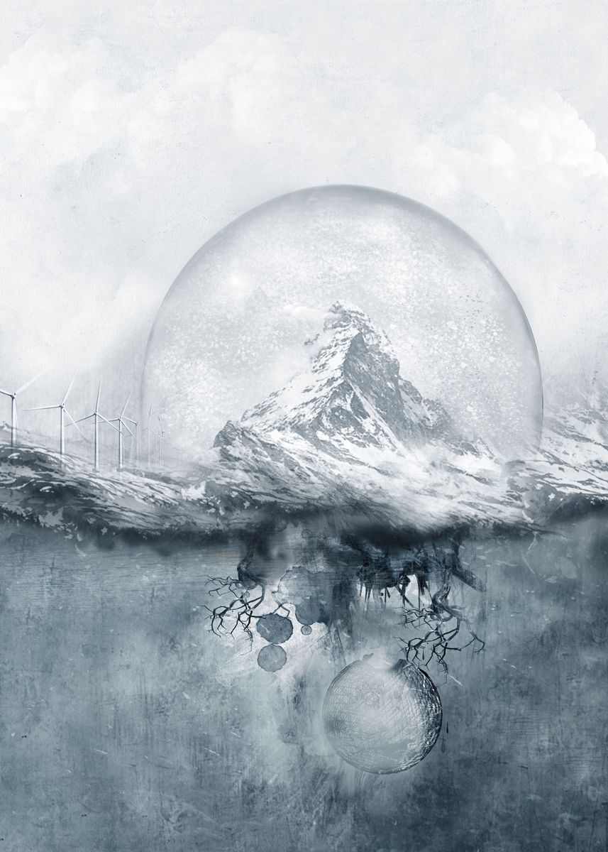 'Future life' Poster, picture, metal print, paint by gwenola de muralt ...