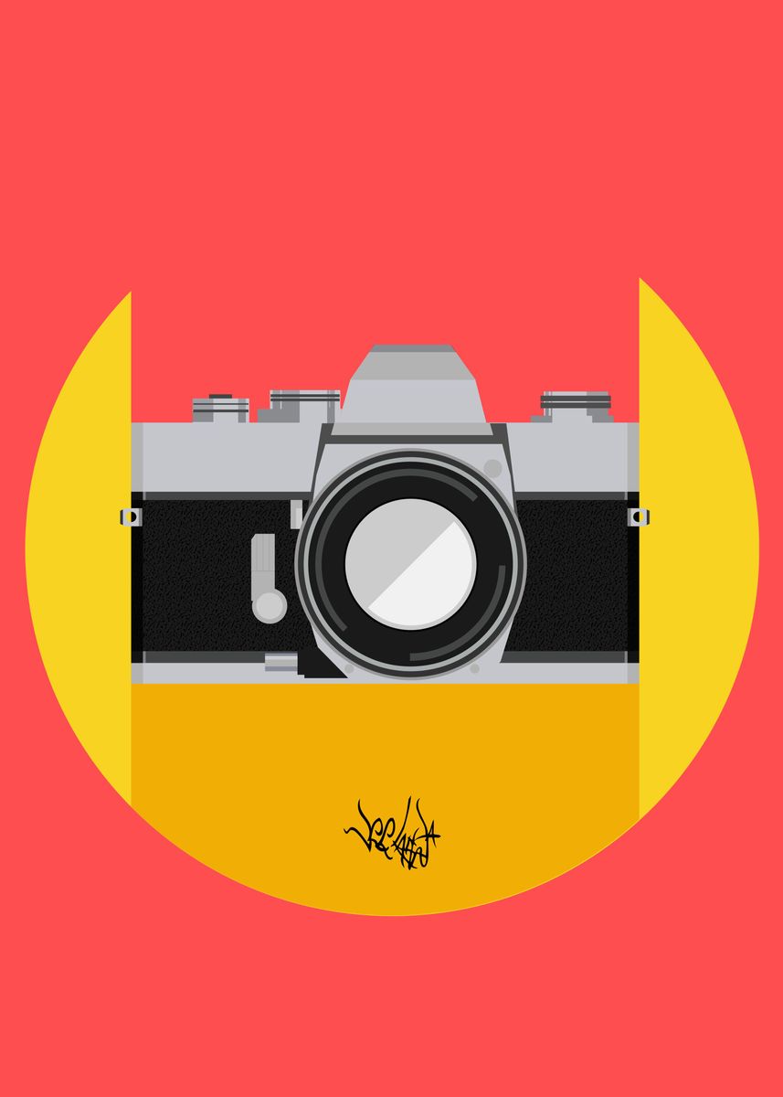 'OHH SNAP!' Poster, picture, metal print, paint by Vee Ladwa | Displate