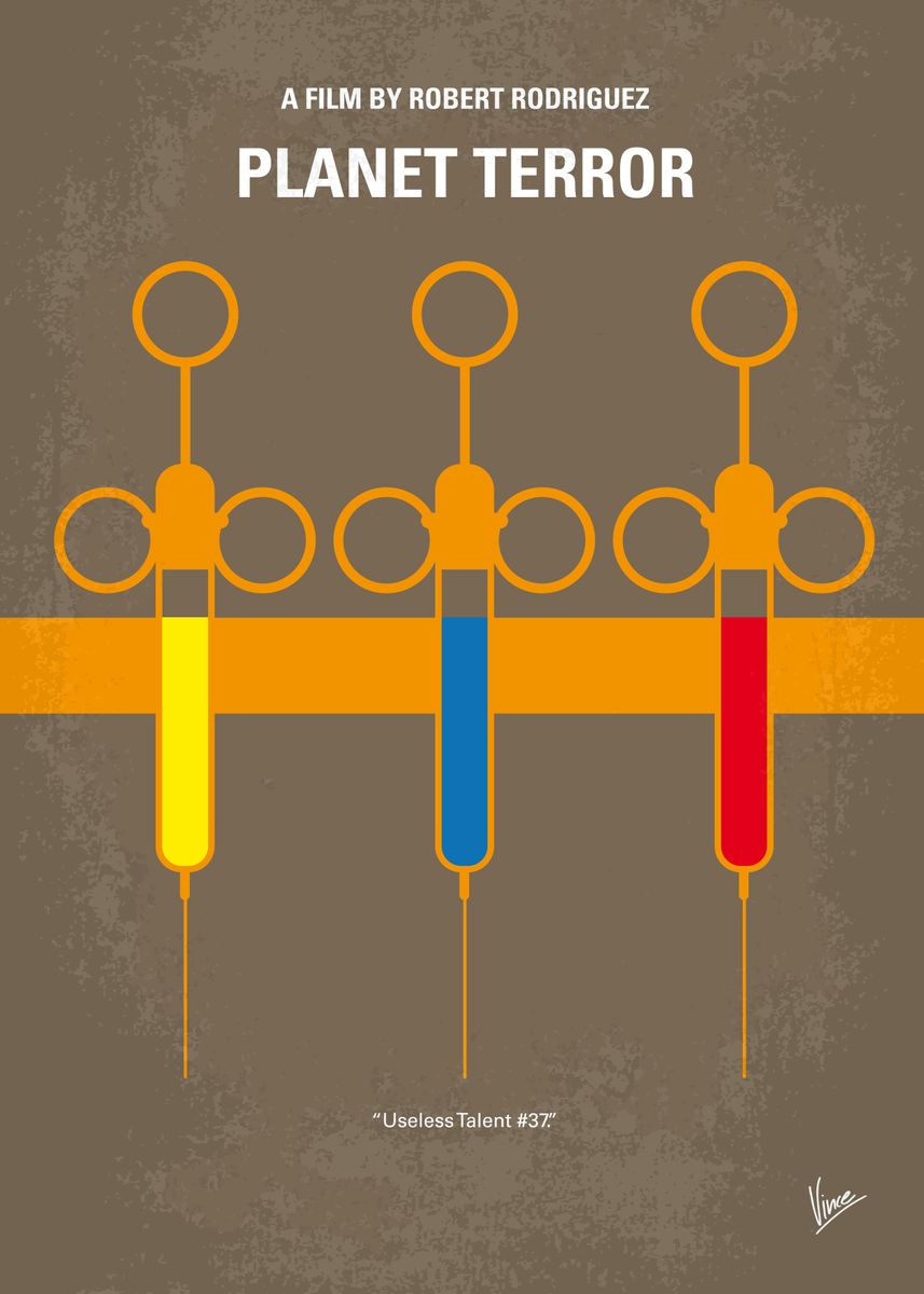'No165 My Planet Terror minimal movie poster After an e ... ' Poster ...