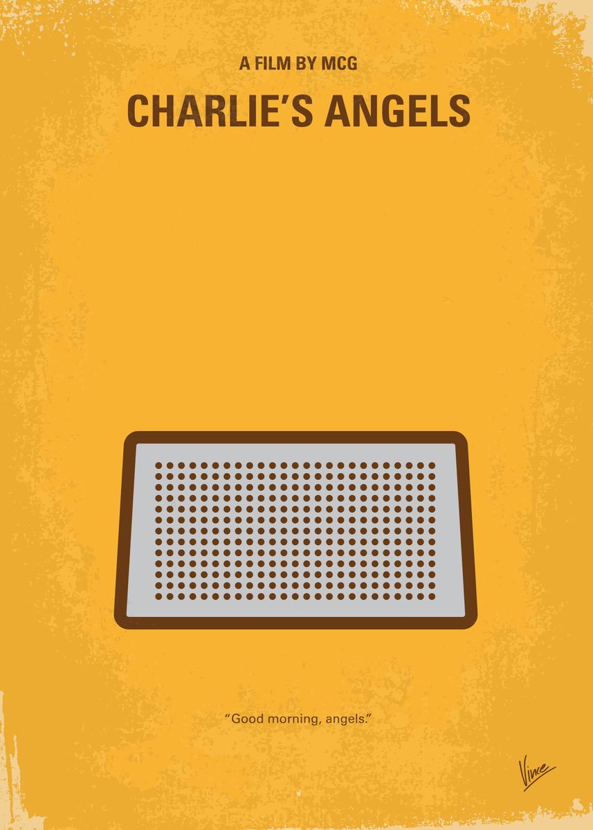 'No273 My Charlies Angels minimal movie poster Three wo ... ' Poster ...