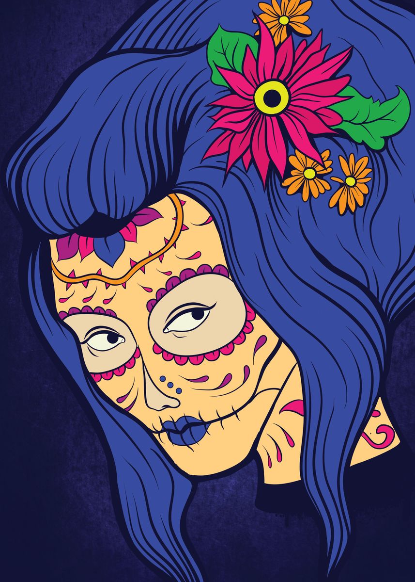 'Deadly' Poster, picture, metal print, paint by Denis Marsili | Displate