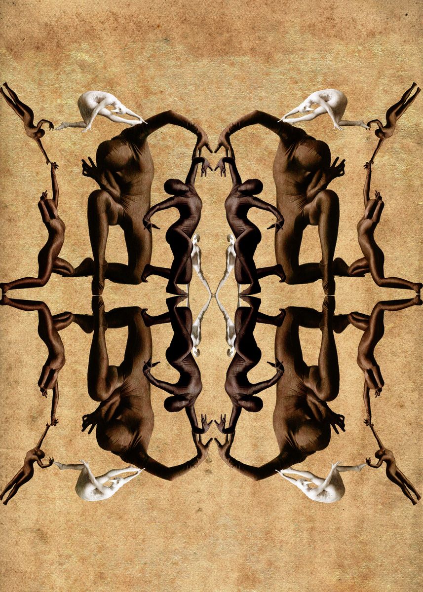 'Human Pattern (structure 5) stock image used: Marcus r ... ' Poster by ...