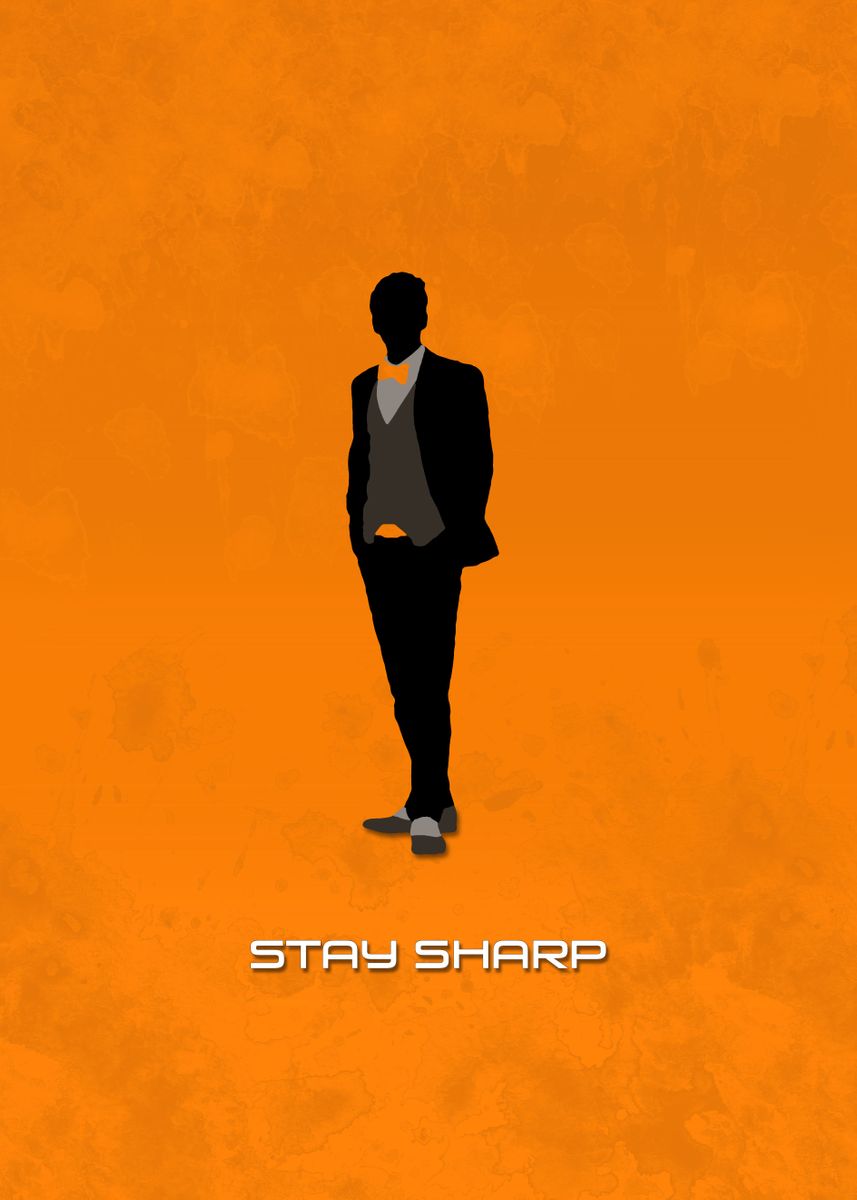 'Stay Sharp (yellow)' Poster, picture, metal print, paint by JW Art ...