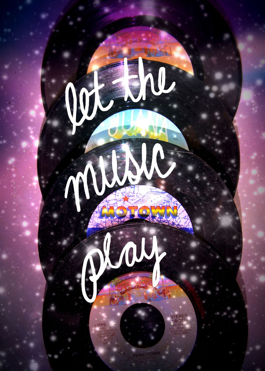 'Let the Music Play' Poster by Shawn King | Displate