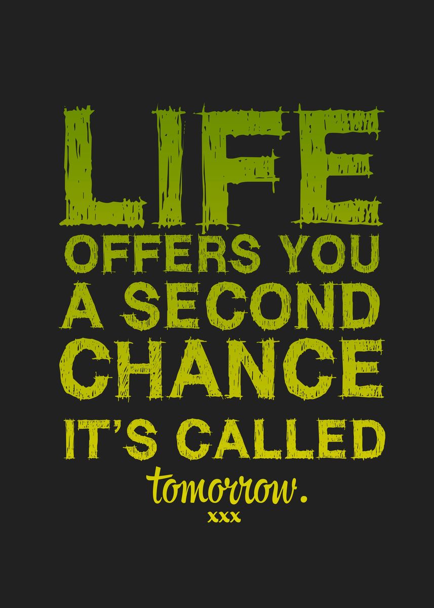 'Second Chance.' Poster by Eleaxart | Displate