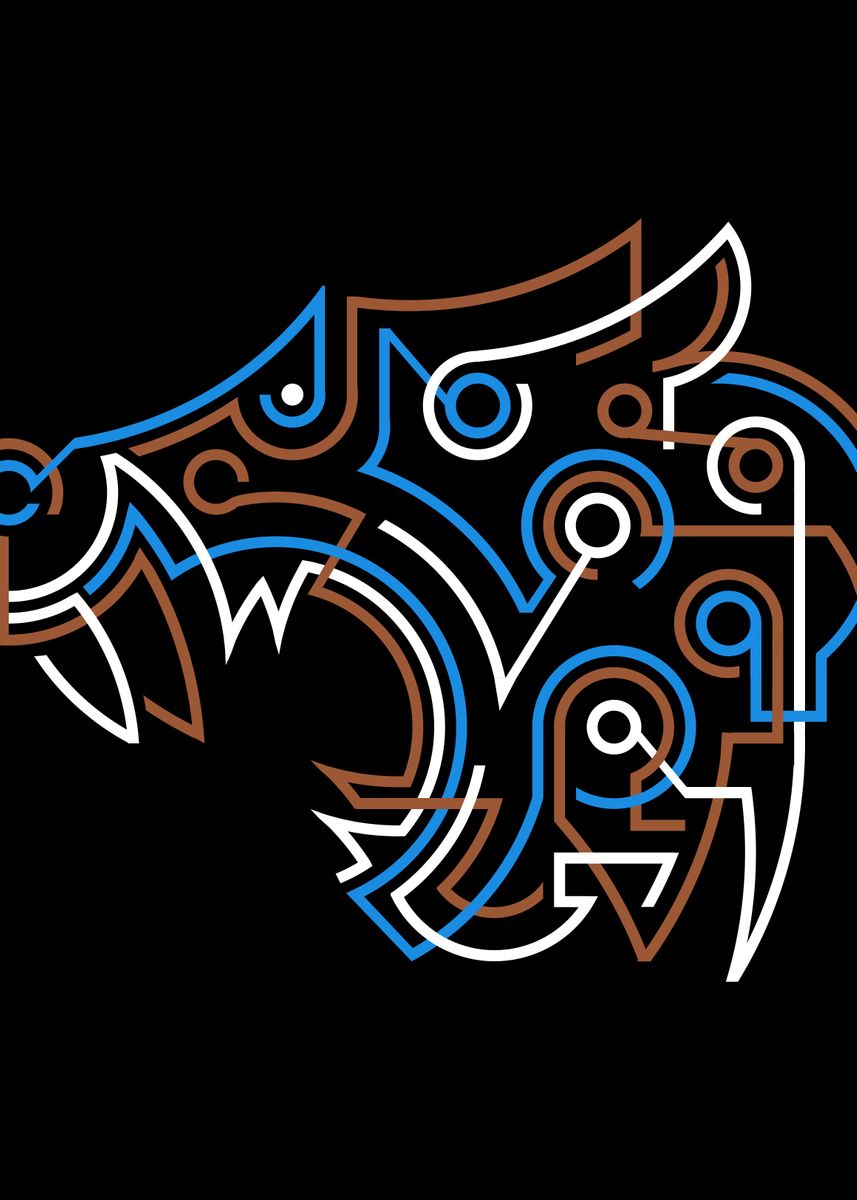 'wolf' Poster by ulas basoglu | Displate