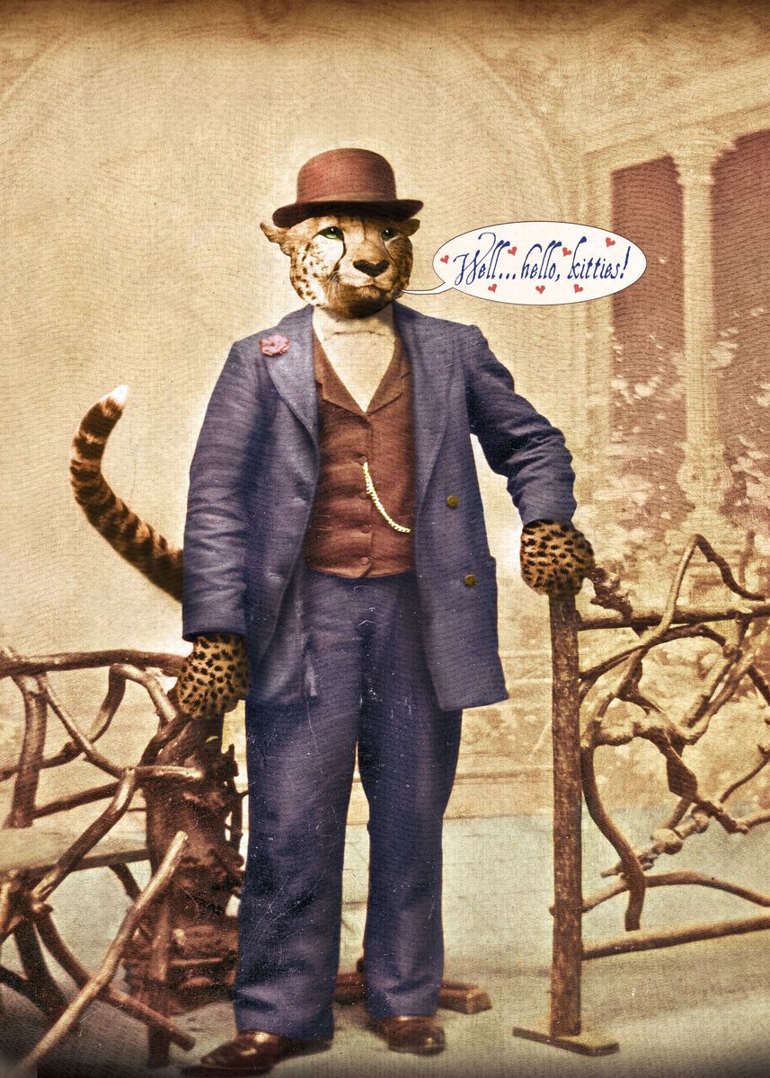 'One Cool Cat' Poster by Peter A Gross | Displate