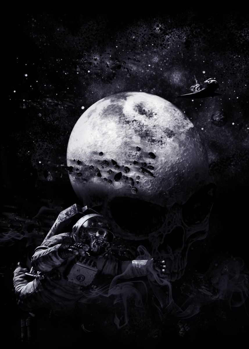 'The Dark of the Moon' Poster, picture, metal print, paint by dEMOnyo ...