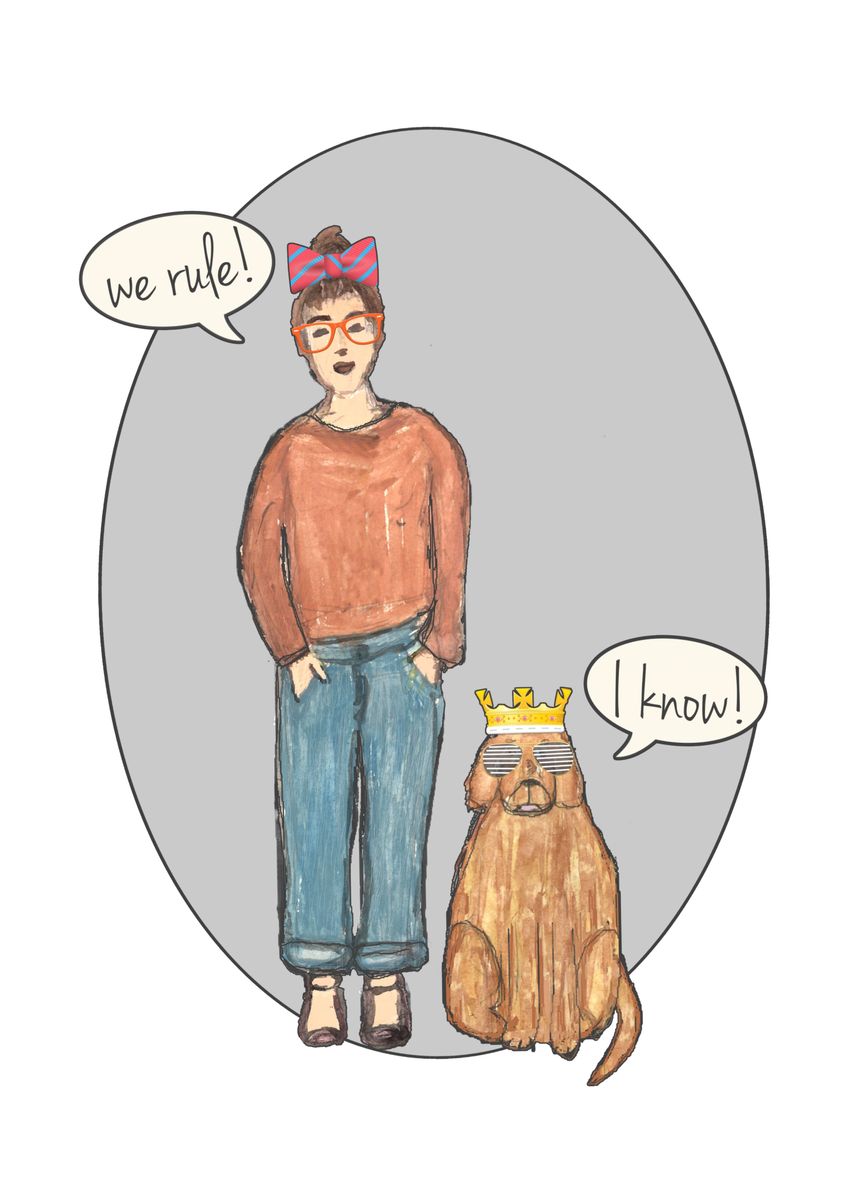 'we rule! BY GASPONCE ' Poster by gasponce art | Displate