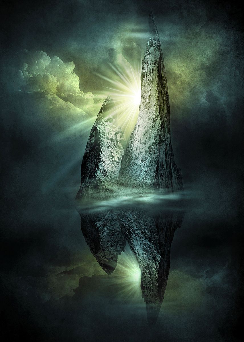 'Mysterious Place' Poster, picture, metal print, paint by Svetlana ...