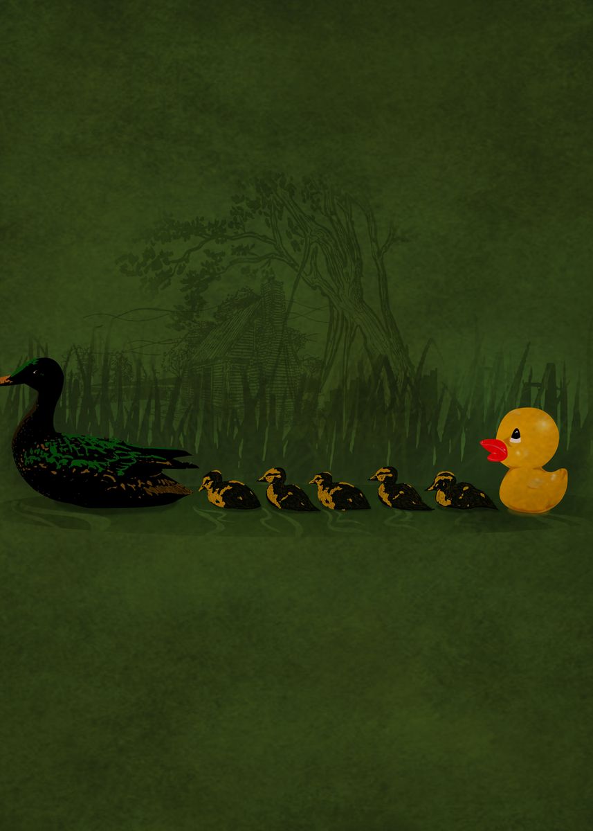 'Rubber Ducky' Poster, picture, metal print, paint by dEMOnyo artworX ...
