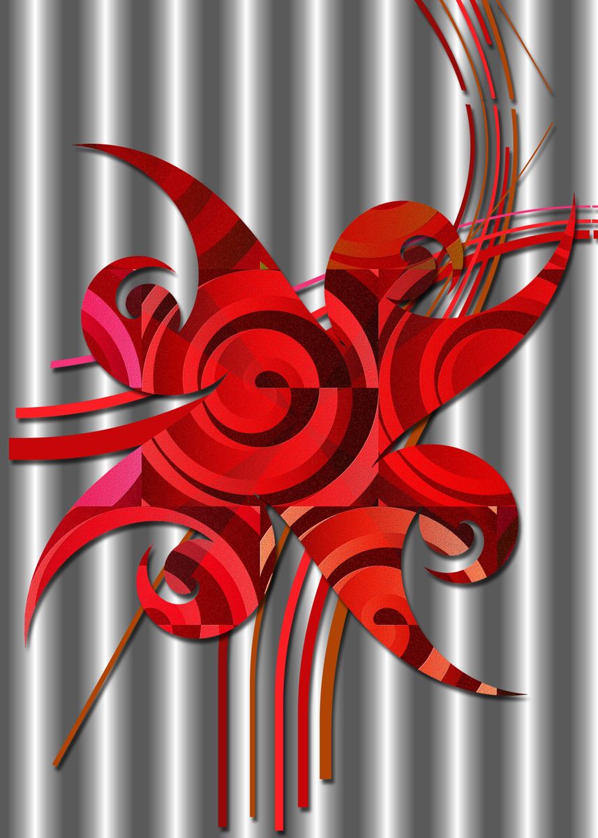 'The Devil's Pinwheel' Poster, picture, metal print, paint by Mimulux ...