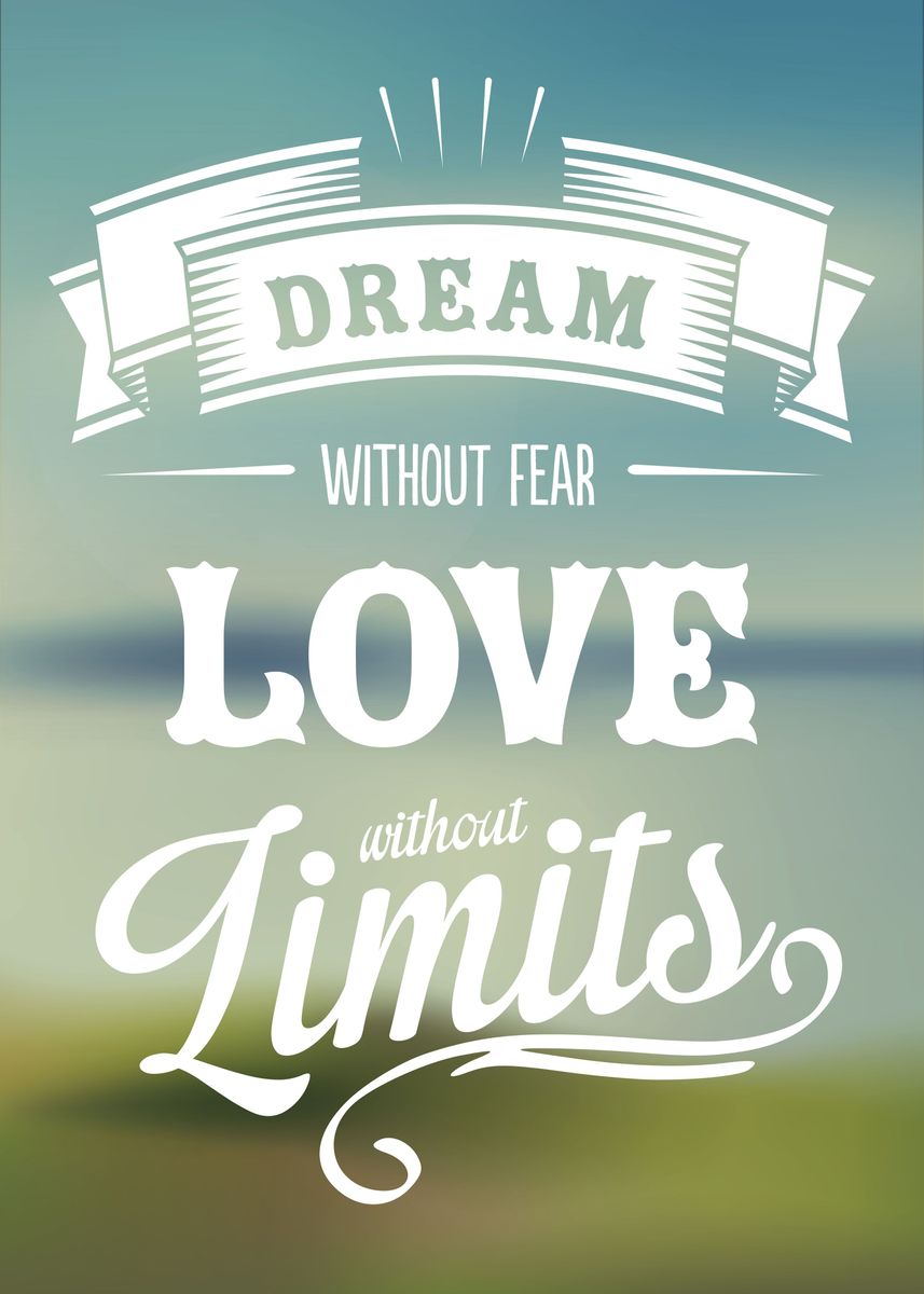 'Love Without Limits' Poster, picture, metal print, paint by Laura ...