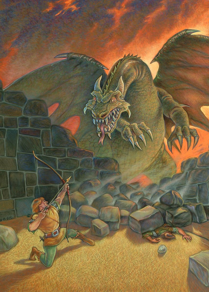 'The Golden Arrow' Poster by terry luc | Displate