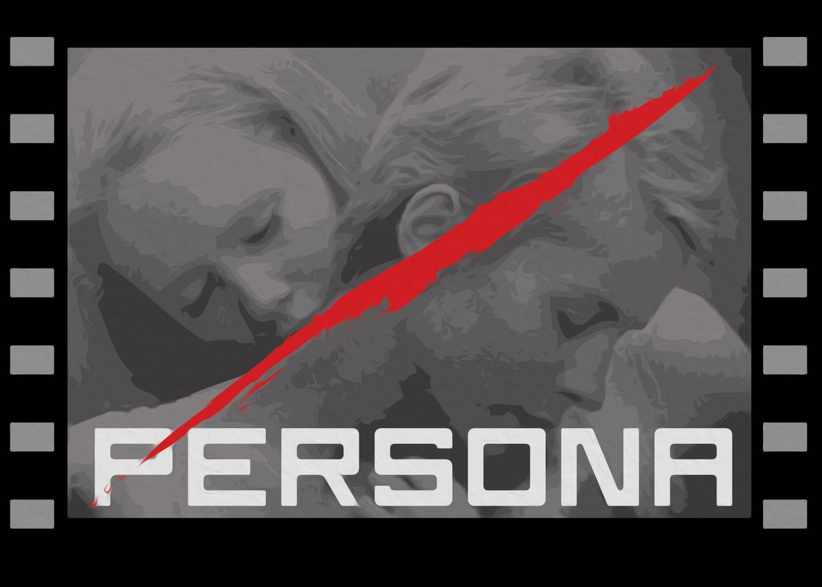 'Persona Movie Poster' Poster by Scar Design | Displate