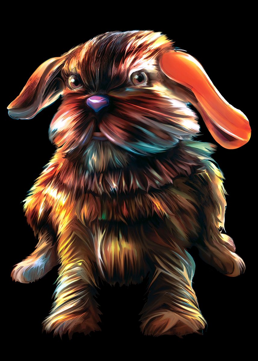 'Magic Rabbit' Poster, picture, metal print, paint by Aleix Laguna ...