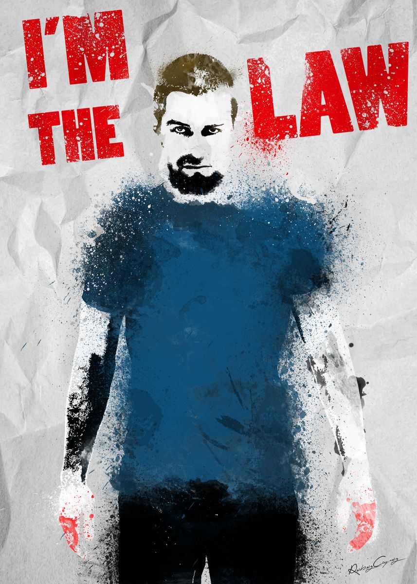 'I'm the Law [Banshee]' Poster, picture, metal print, paint by Roberto ...