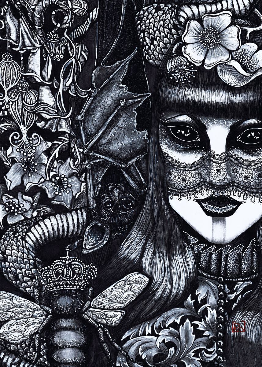 'Nightshade' Poster by Rosemary Scott | Displate