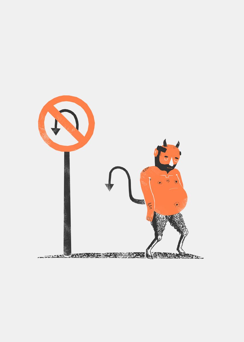 'Bummer' Poster, picture, metal print, paint by Jacques Maes | Displate