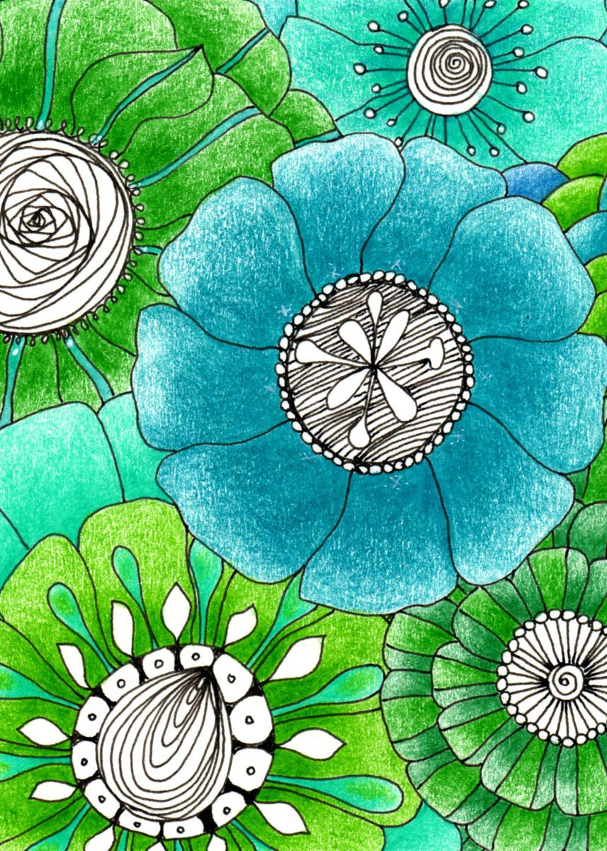 'Guada' Poster, picture, metal print, paint by Anchobee Designs | Displate