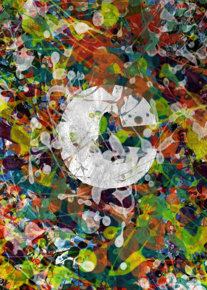 'C' Poster, picture, metal print, paint by Tofan barmalisi | Displate