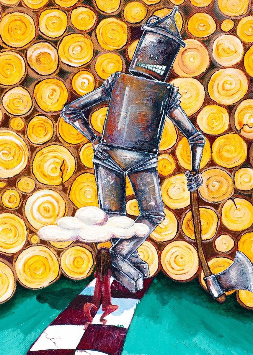 'We're not in Kansas anymore (oil on canvas)' Poster, picture, metal ...