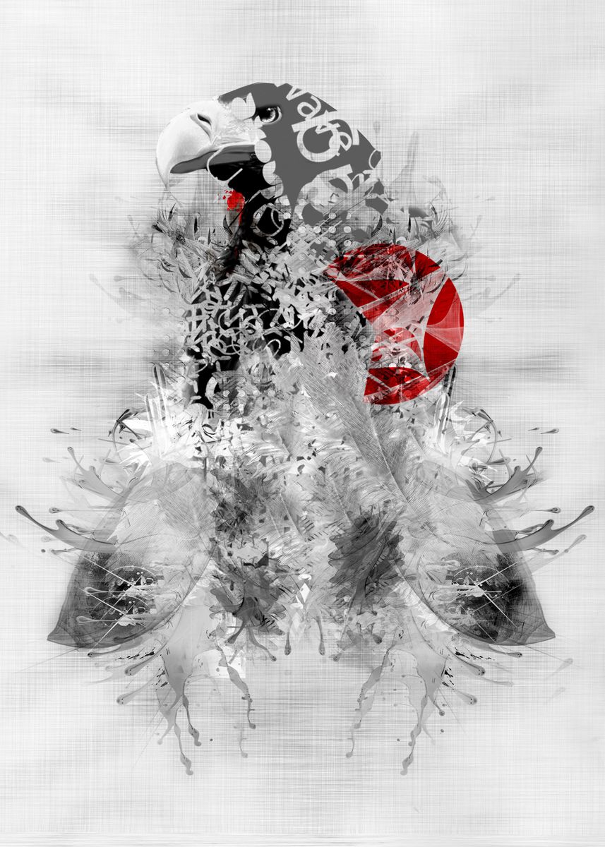 'Eagle Eye' Poster, picture, metal print, paint by gwenola de muralt ...