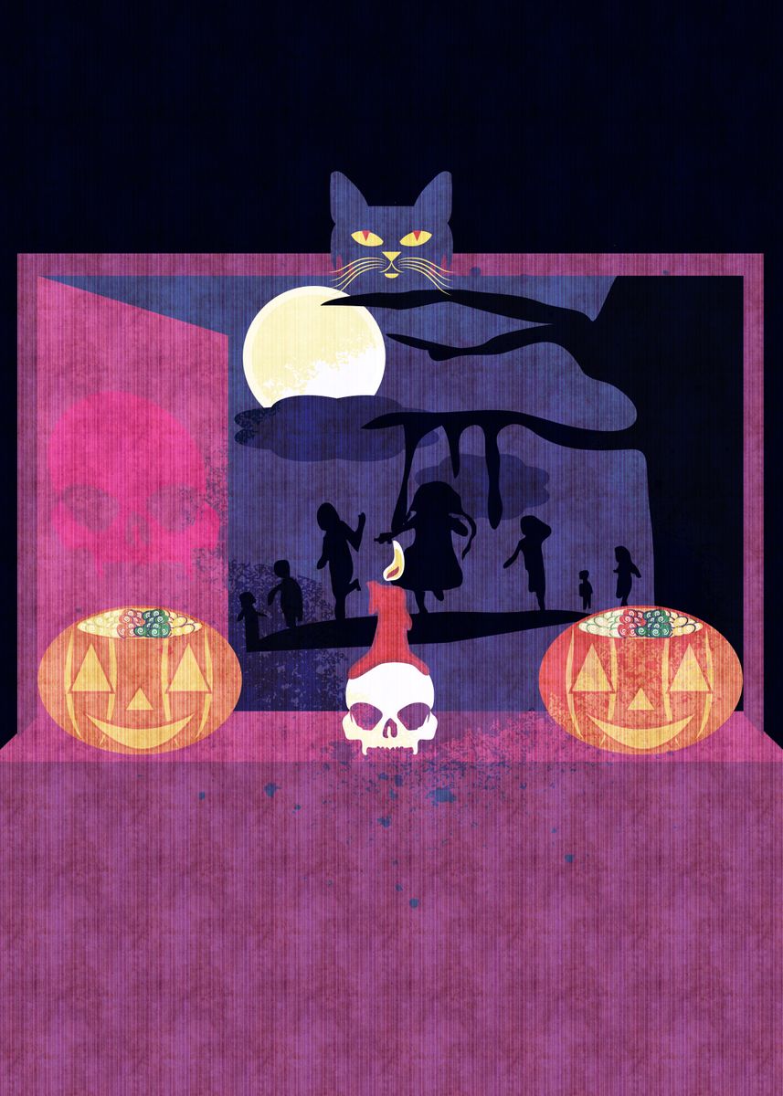 'Halloween Horror Night' Poster by Famenxt DB | Displate